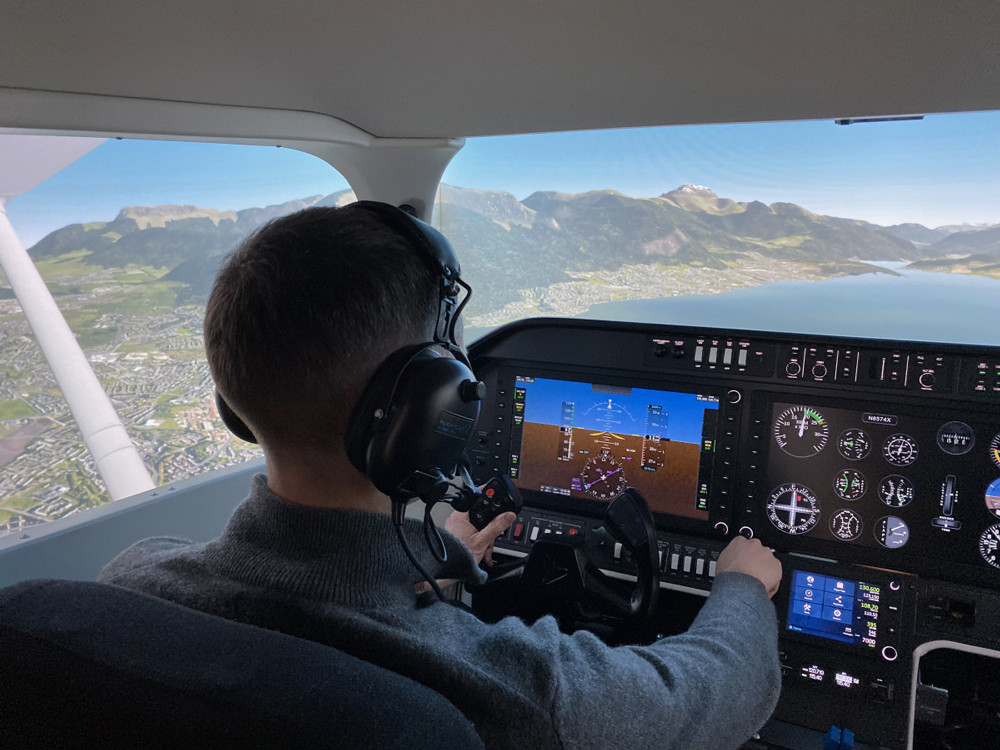 Vol découverte en simulateur de vol | Avialpes